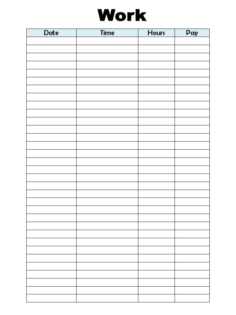Employee Time and Pay Record | PDF