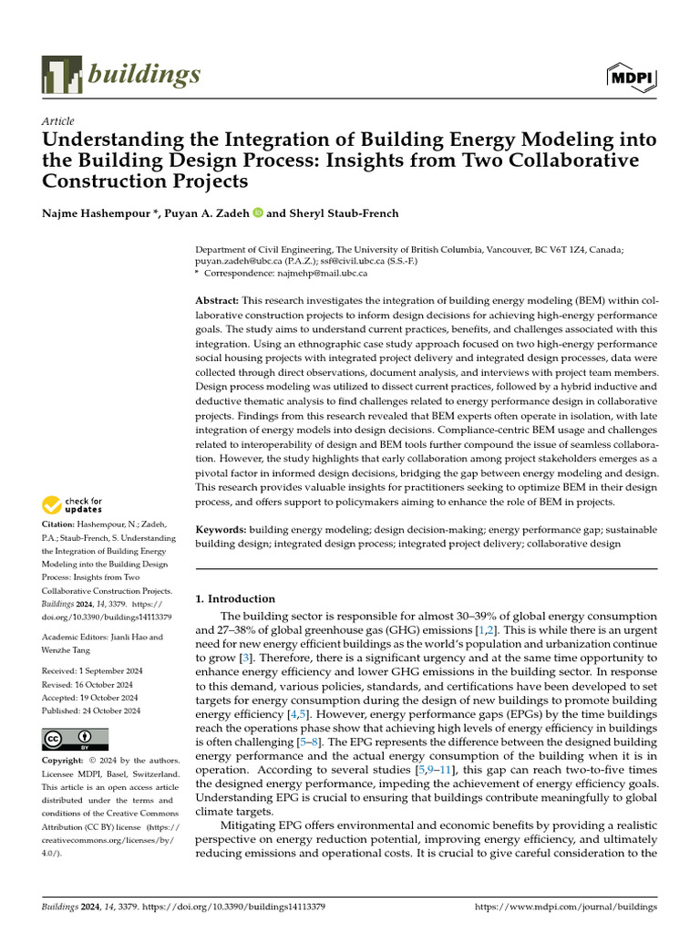 Buildings | PDF | Ethnography | Efficient Energy Use