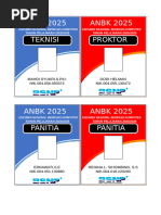 Tata Tertib Pengawas Proktor Dan Teknis Anbk 2025 | PDF