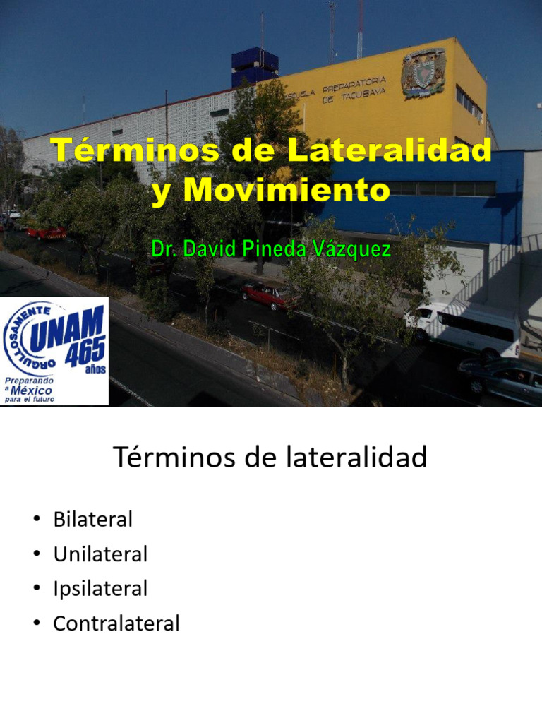Términos Lateralidad y Movimienton | PDF