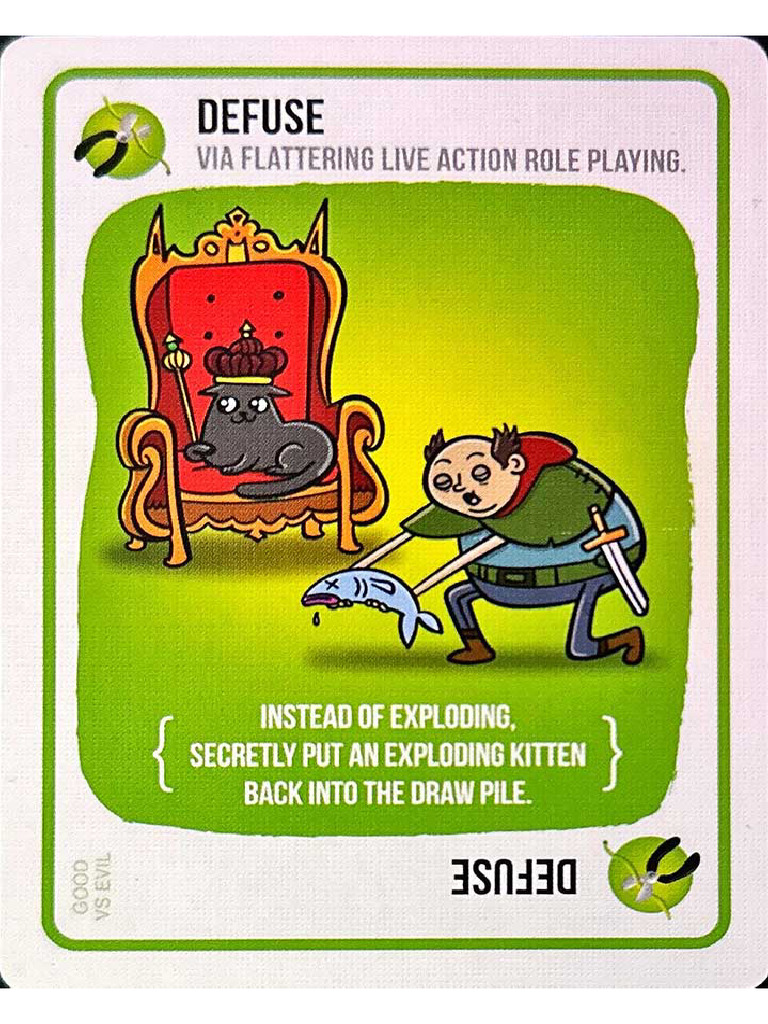 Defuse Card | PDF