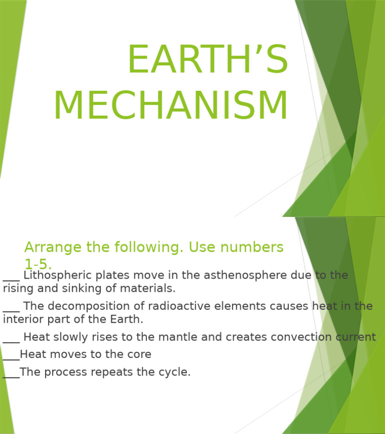 Earth's Mechanism | PDF