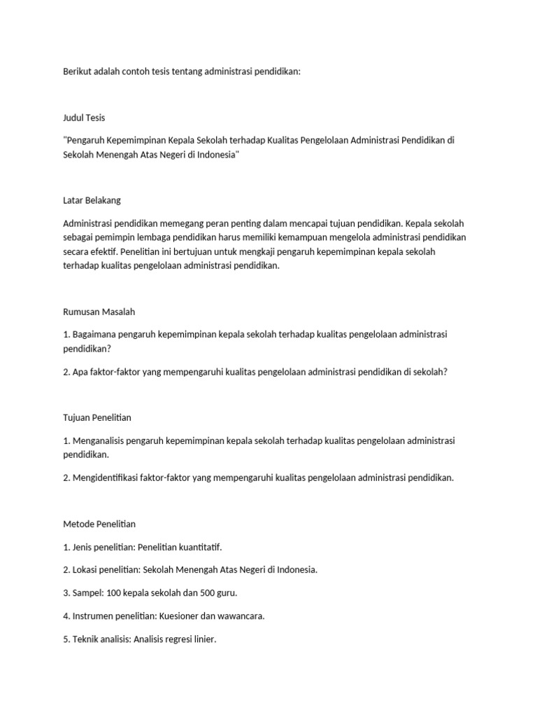 Pengaruh Kepemimpinan Kepala Sekolah | PDF