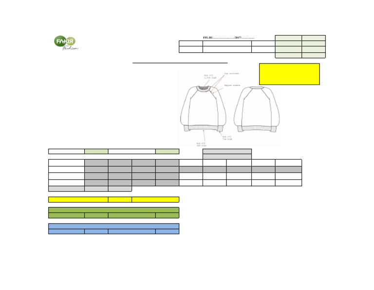 Costing Analysis for ES Uno Sweater | PDF | Clothing