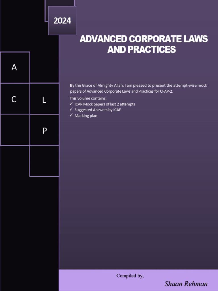 Aclp Mock 2024 | PDF