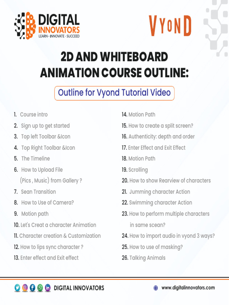 Whiteboard Animation Course Overview | PDF