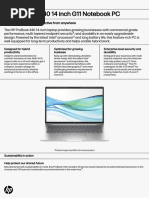 Datasheet HP EliteBook Ultra 14 Inch G1i | PDF | Windows 10 | Microsoft Windows