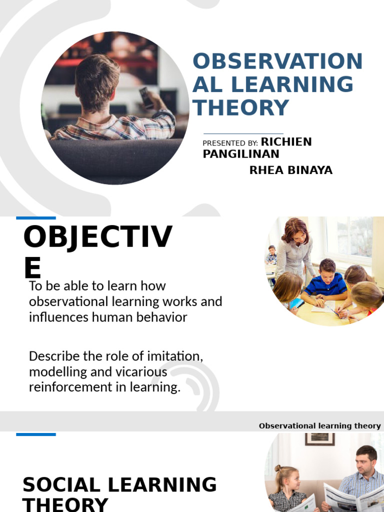 Understanding Observational Learning Theory | PDF | Liberal Arts ...