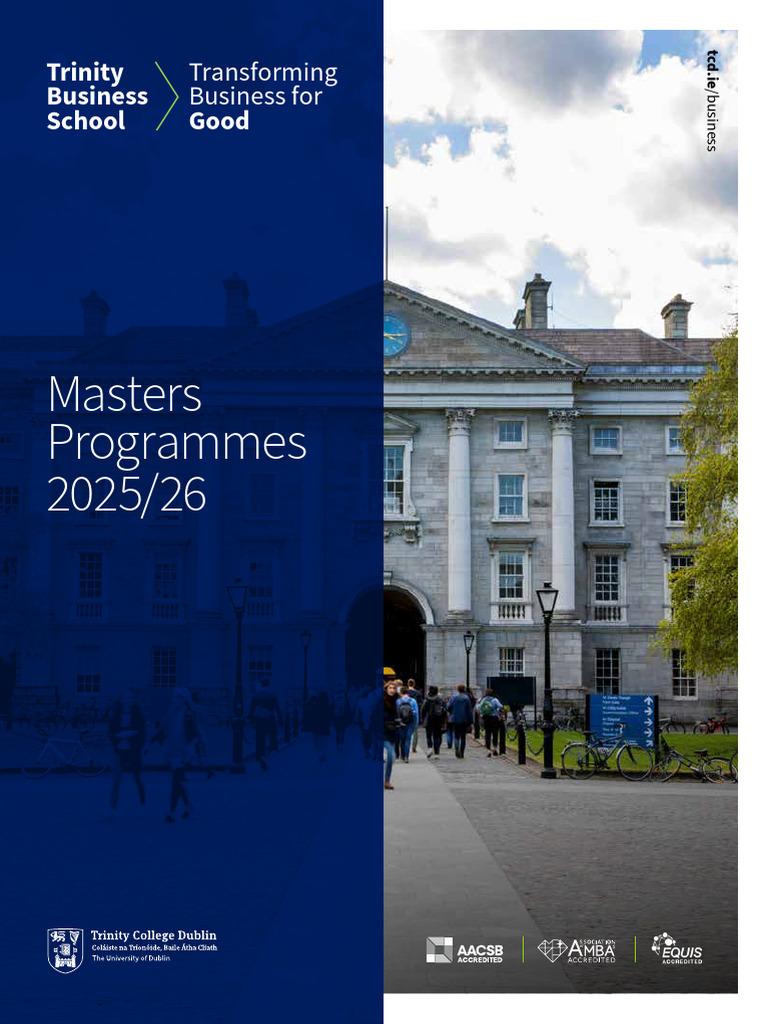 Trinity Collage Dublin Ireland | PDF | Entrepreneurship | Analytics