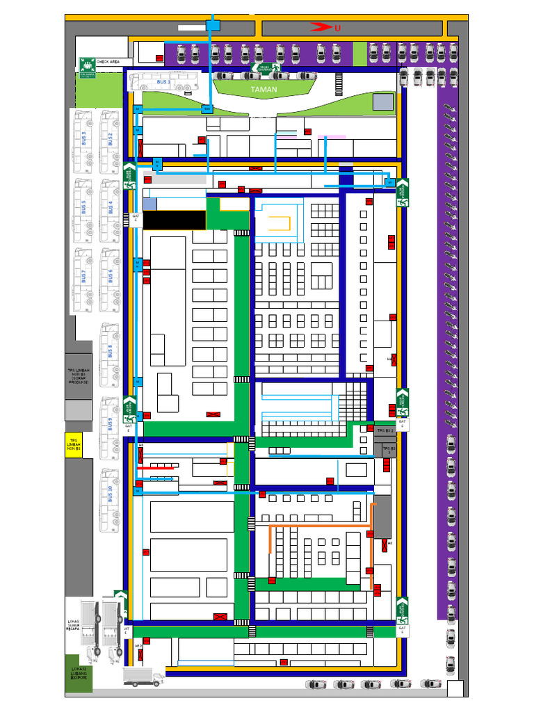 Comprehensive Parking Area Layout | PDF