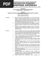 Contoh SK TPK Desa 2025 Terbaru (Doc - Word Dan PDF | PDF