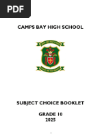 Grade 10 Subject Stream Selection Guide | PDF | Mathematics | Science