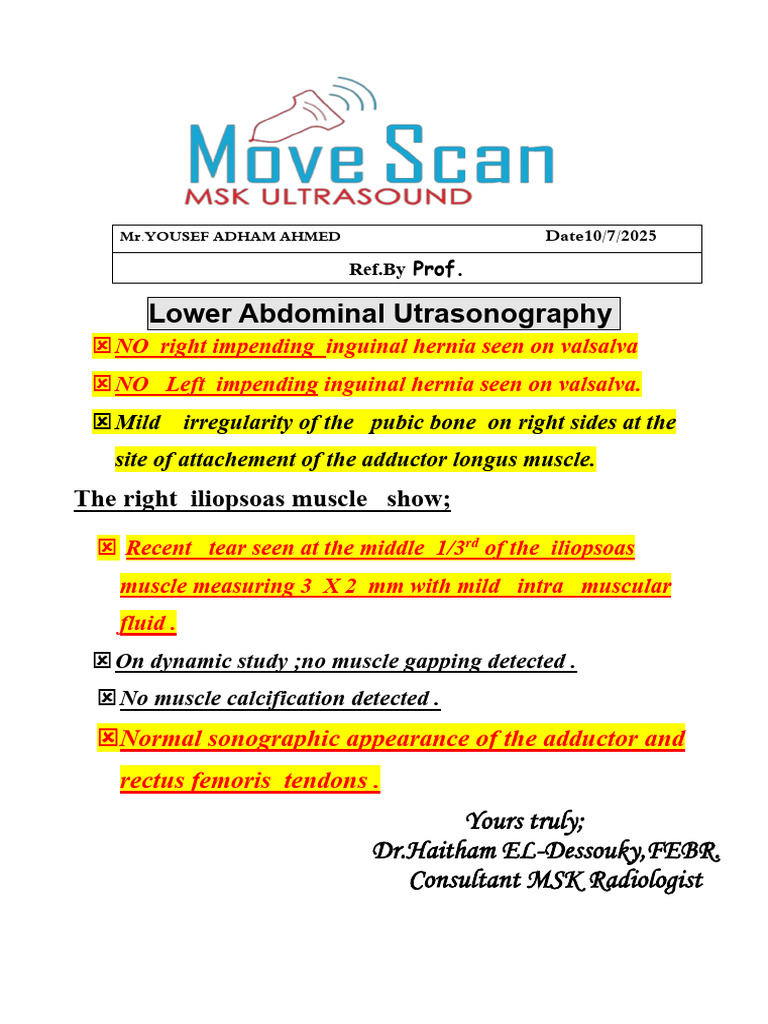 2572-Yousef Adham Ahmed Right Thigh | PDF