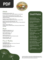 Picca Steakroom - Menu | PDF | Pasta | Sauce