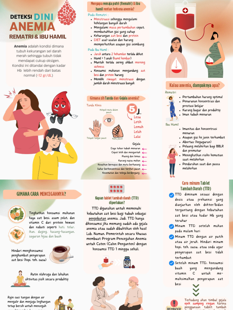 Leaflet Promkes Anemia Rematri & Ibu Hamil-2 | PDF