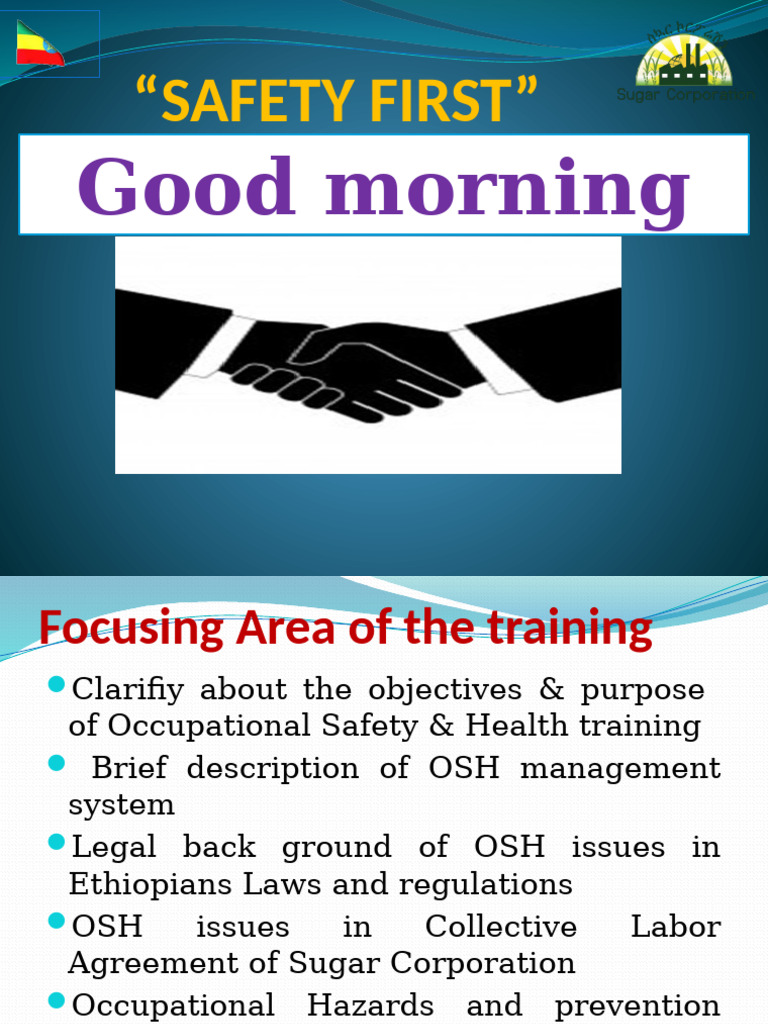 OSH Pres - For New Empl. (T.center) | PDF | Personal Protective ...