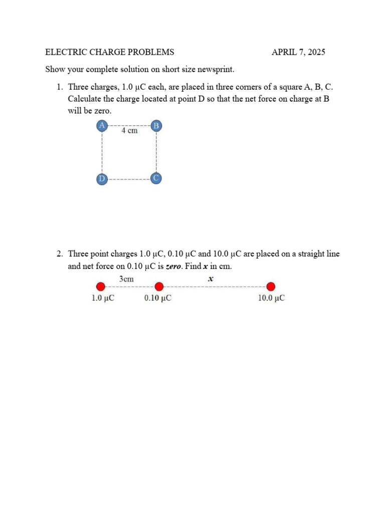 Electric Force Library Activity | PDF