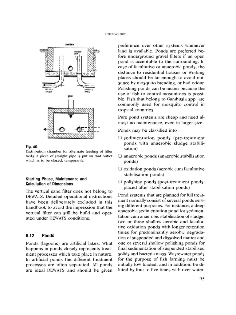 DEWATS-96-106 Stabilization Pond DEWATS | PDF | Anaerobic Digestion ...