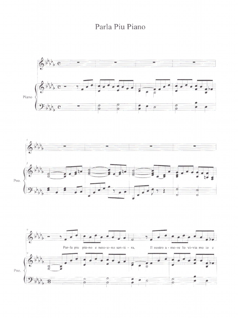 Parla Piu Piano | PDF