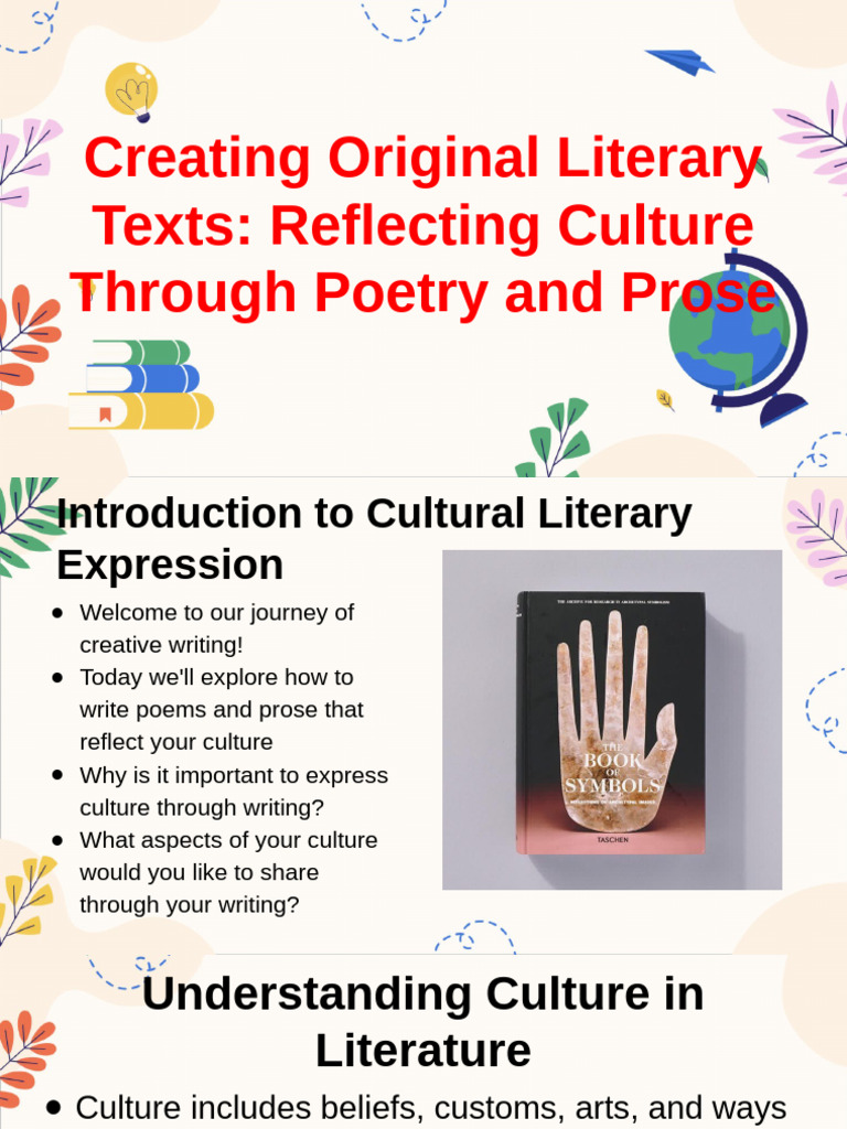 Cultural Expression in Literary Writing | PDF | Poetry | Liberal Arts ...