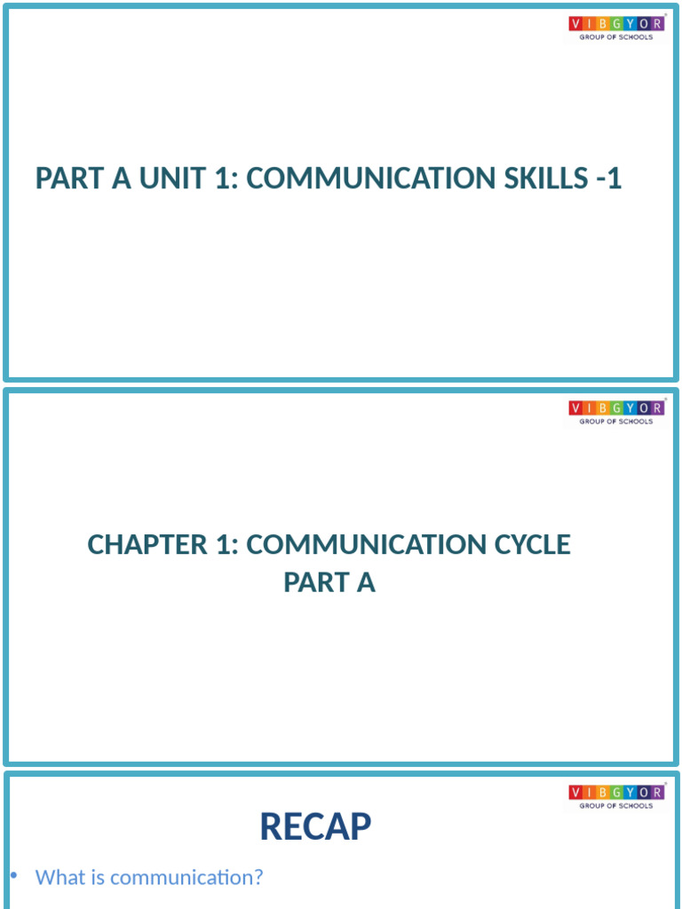 Understanding Communication Skills | PDF | Communication | Nonverbal ...