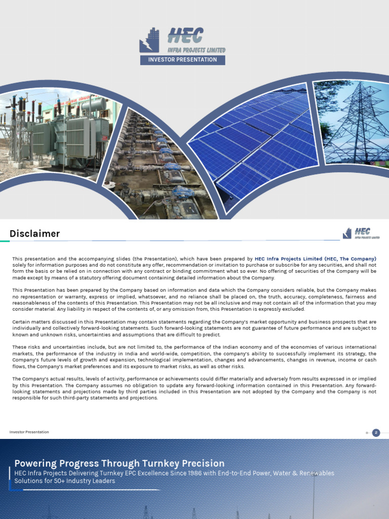 HEC Solar Ltd: Investor Overview | PDF | Electric Power Transmission ...
