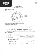 Circle Theorems Exam Questions | PDF | Circle | Angle