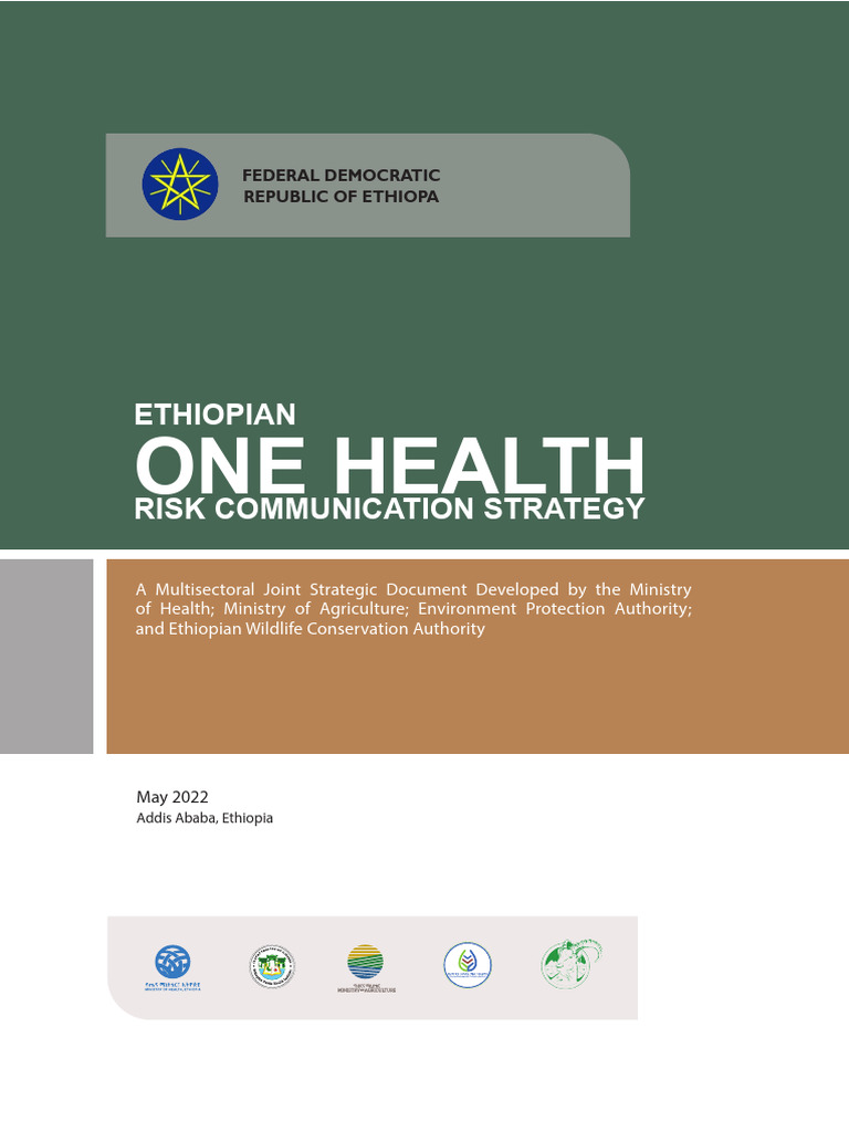Ethiopia One Health Risk Communication Strategy | PDF | Public Health