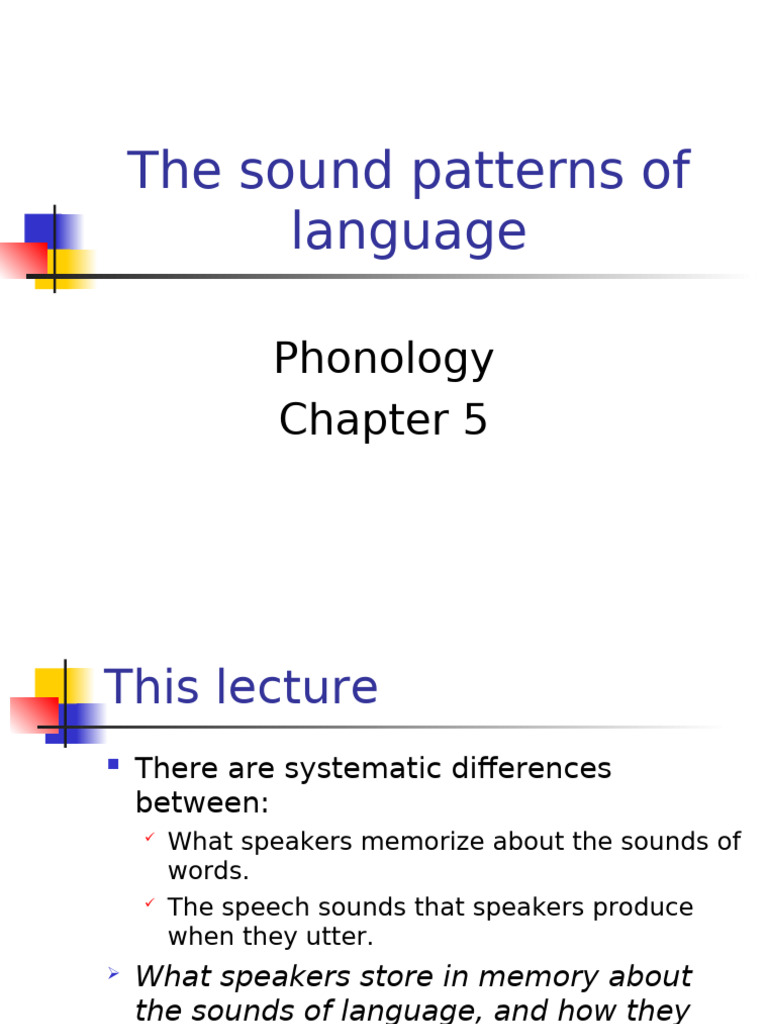 Phonology 160425143938 | PDF | Syllable | Phoneme