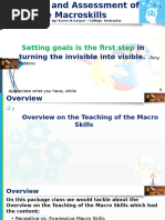 Teaching Macro Skills in English Education | PDF | Communication | Teachers
