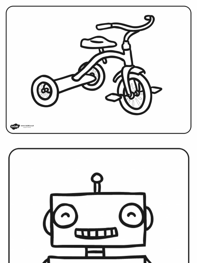 Toys Colouring Sheets - 7 Trang | PDF
