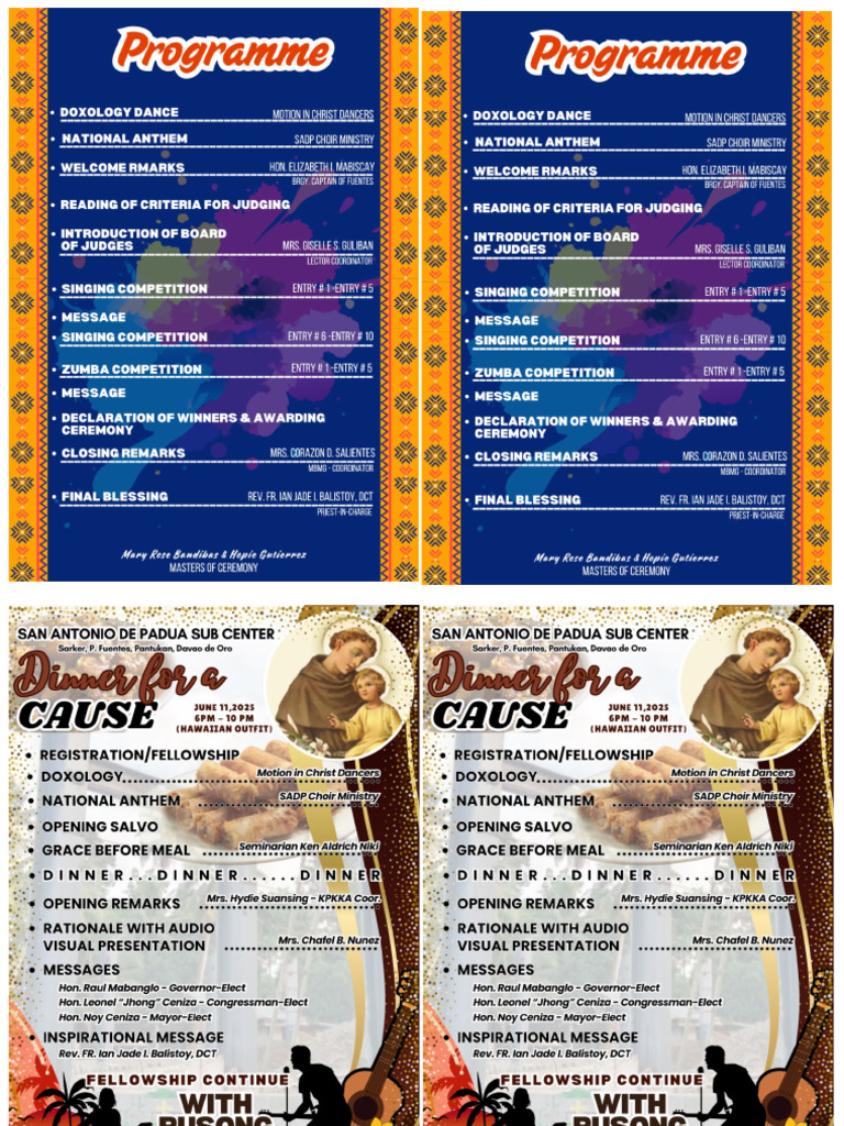 Fiesta Program | PDF