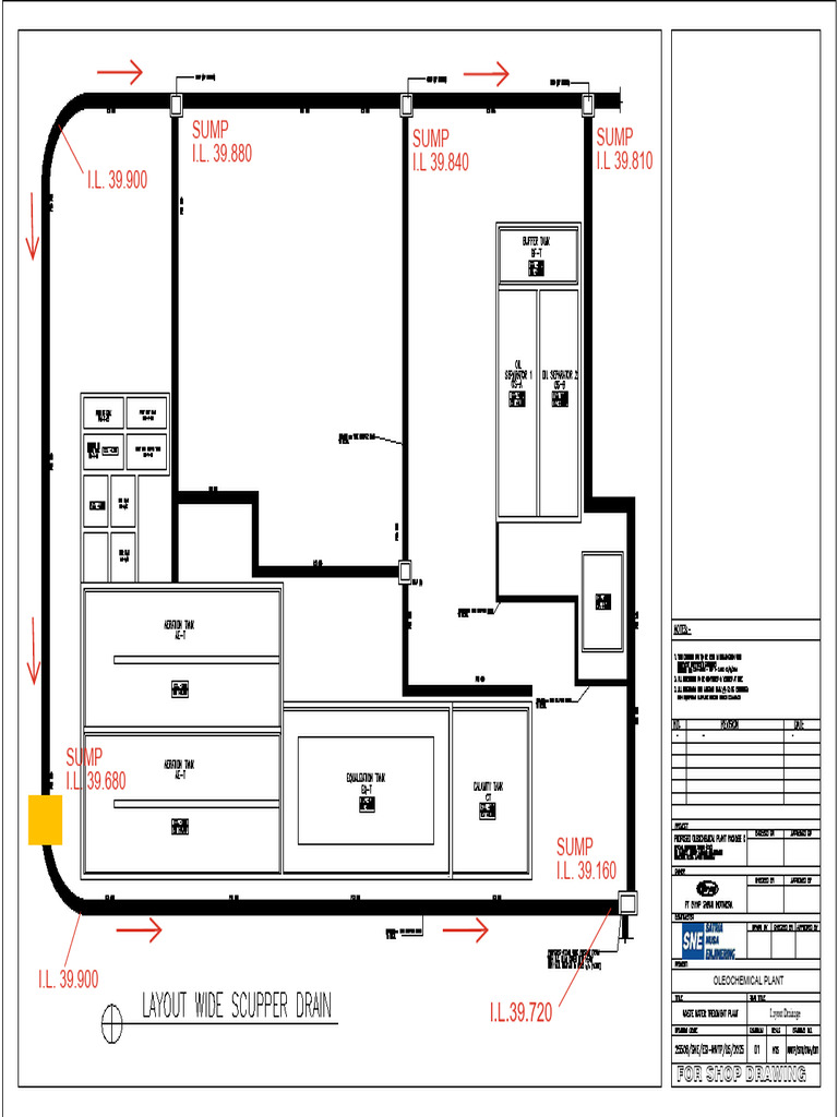 OLEOCHEMICAL PLANT Shop Drawing Details | PDF