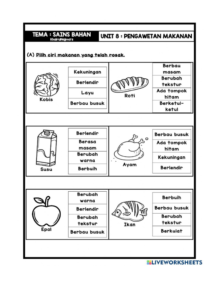 Worksheet 1277487 | PDF