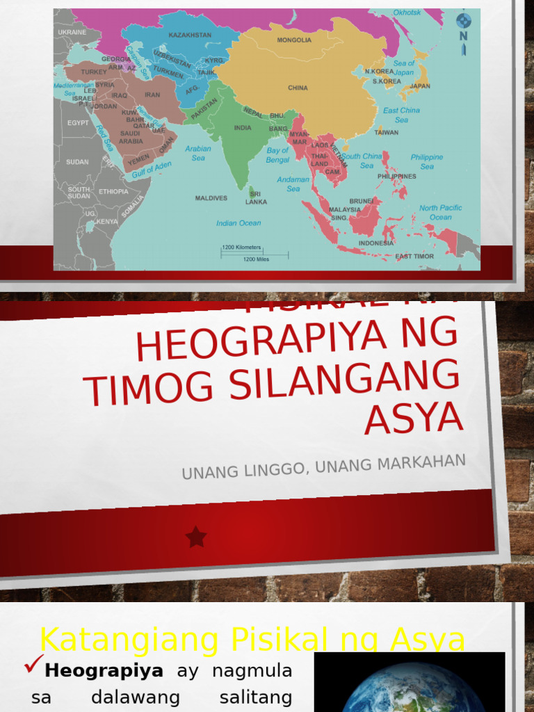 Pisikal Na Heograpiya NG Silangang Asya | PDF