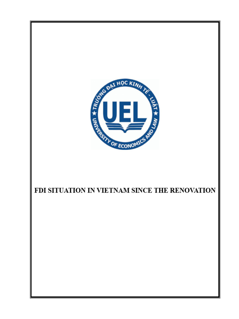 FDI Impact on Vietnam's Economy Since 1986 | PDF | Foreign Direct ...