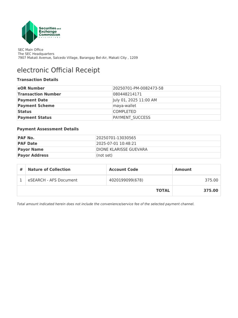 Confirmation Receipt 20250701 PM 0082473 58 | PDF