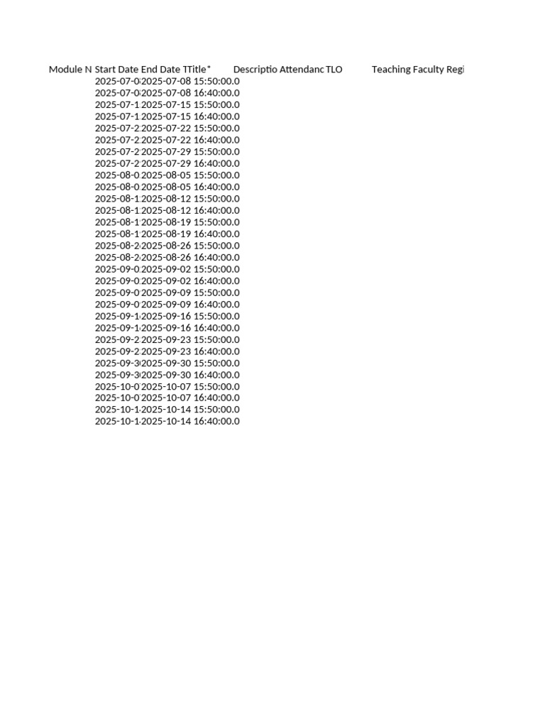 Session Bulk Upload Sample (7) | PDF