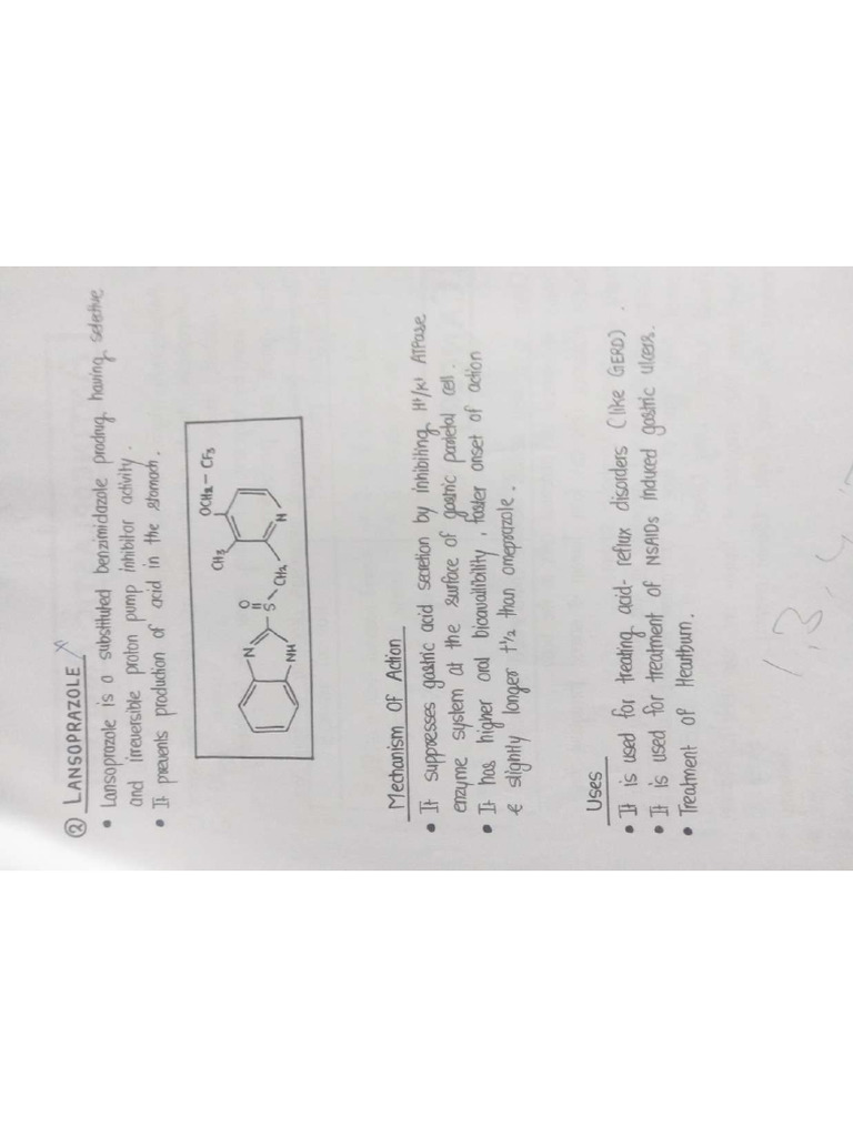 B.Pharmacy Notes Document | PDF