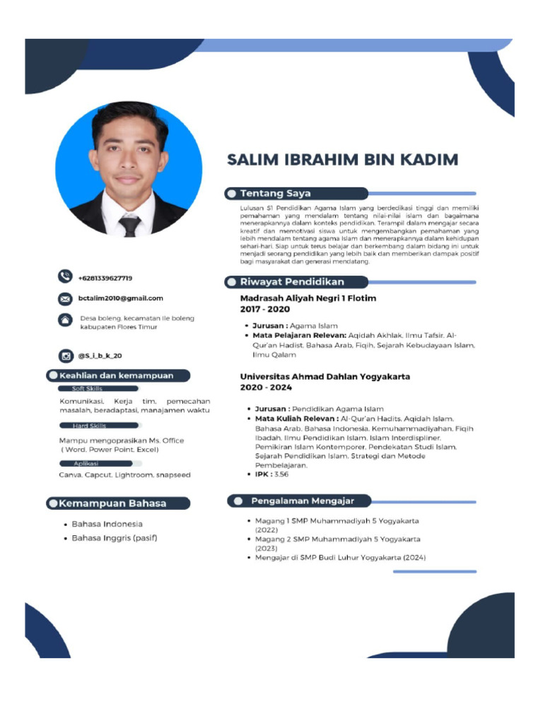 Salim CV | PDF