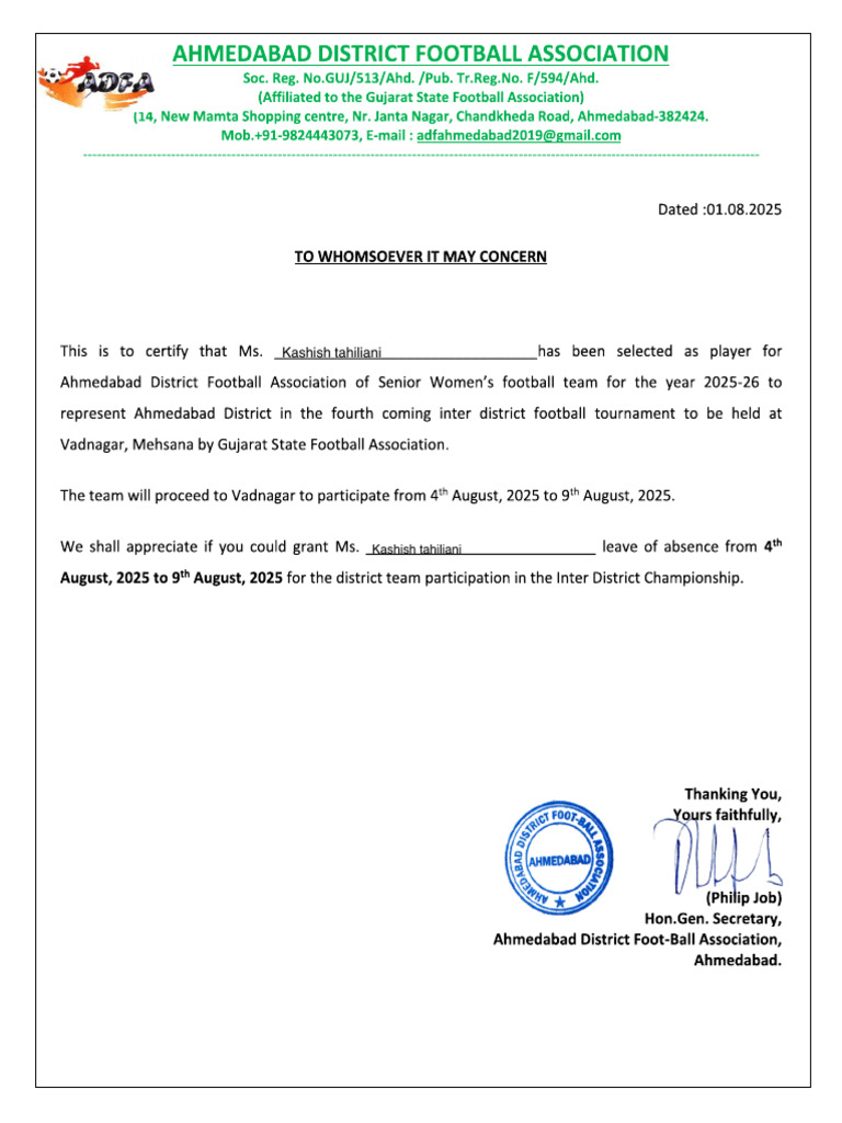 Reliving Letter | PDF