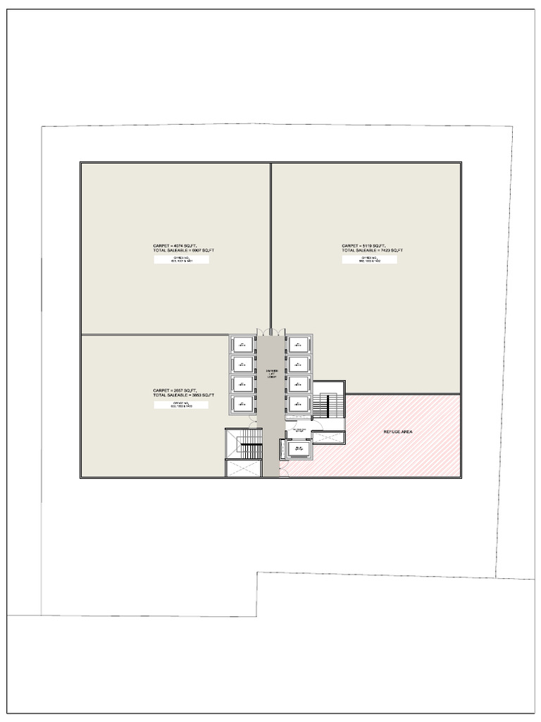 Refuge Area Floor Plan Details | PDF