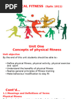 Physical Fitness Concepts for Freshmen | PDF | Physical Fitness ...