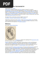 History and Development of Trigonometry | PDF | Trigonometry ...
