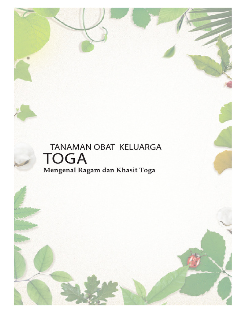 Manfaat TOGA untuk Kesehatan Keluarga | PDF