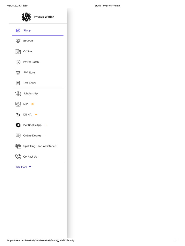 Study - Physics Wallah | PDF