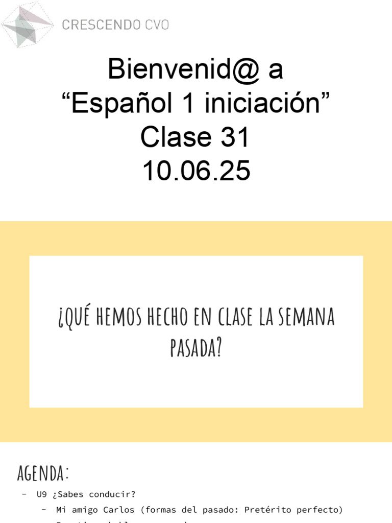 Clase 31 - EsIni1 - U9 y Juego Injusto - 100625 | PDF | Lengua española ...