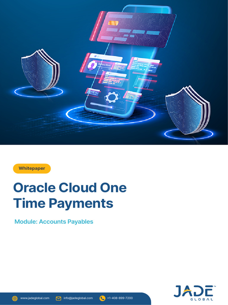 One Time Payments | PDF | Accounts Payable | Information Technology