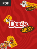 Shakey's 2024 Menu Overview | PDF | Pizza | Hamburgers