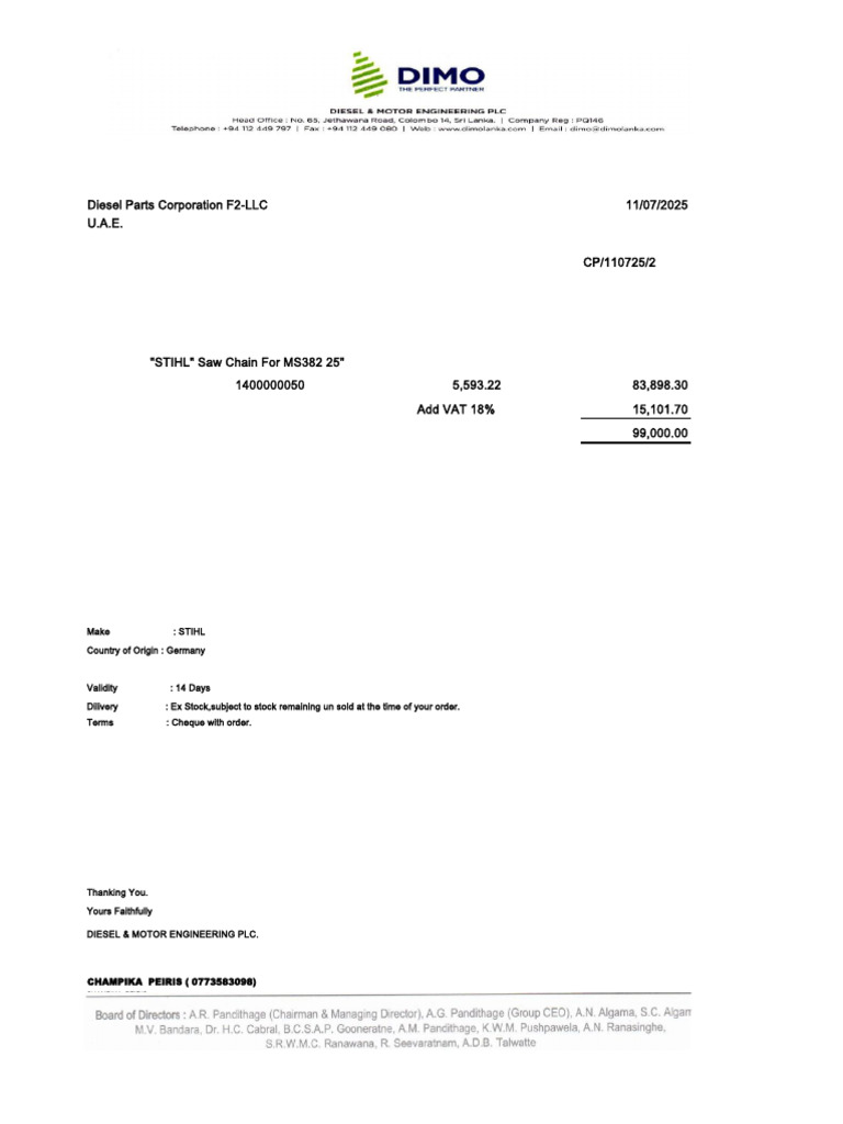 STIHL MS382 Parts Pricing Details | PDF
